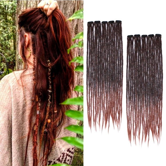 Vecago Hair | Hair | Dreadlock Hair Extensions Clip In Color B3 24 ...